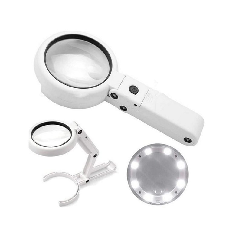 Lupa de Mano y Mesa con luz Usb CodFs75rc - Camponac S.A.